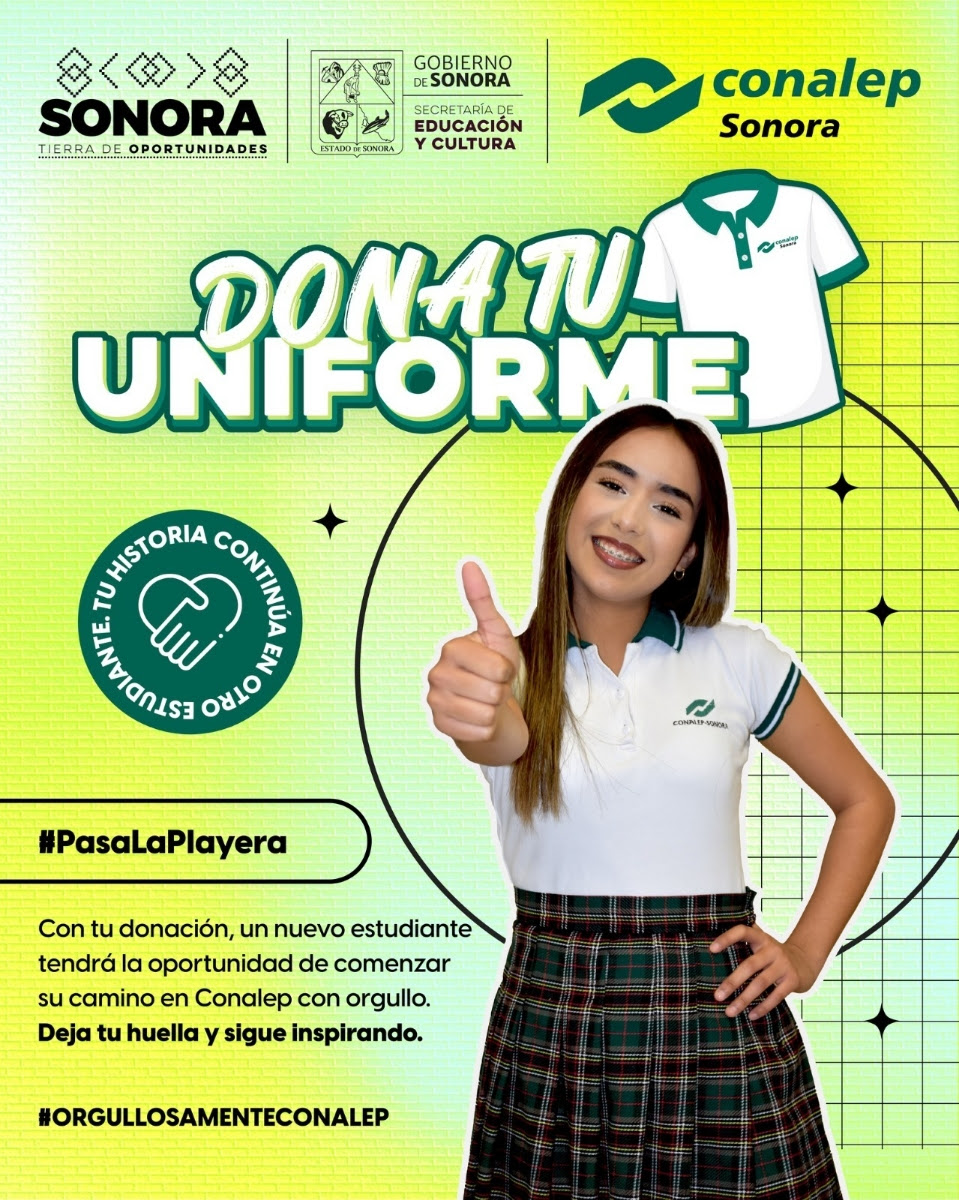 Gobierno de Sonora pone en marcha la campaña “Dona tu Uniforme” en ...