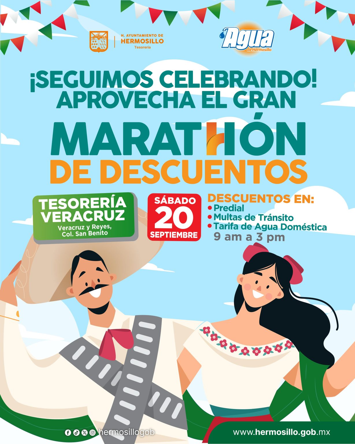 Ofrecerán Tesorería Municipal y Agua de Hermosillo maratón de ...